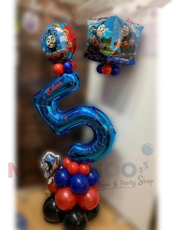 Thomas the Tank Engine Personalised Stand Up Number (0-9) – ©Missy Moo Ltd